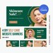 4 Self Care Website Banners - DIY Website Banners - Skin Care Website ...