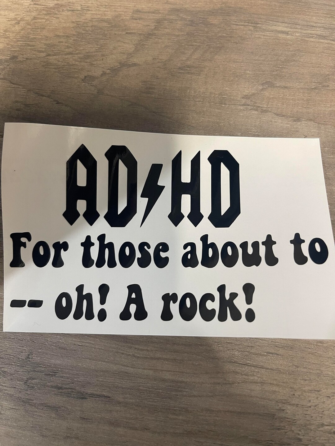 ADHD Decal - Etsy