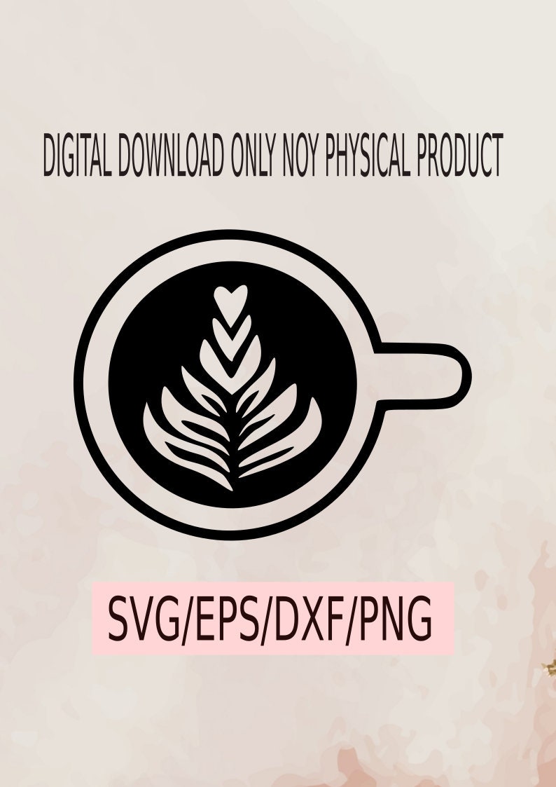 Coffee Cup SVG Latte Svg Files Coffee Shop Mug Svg Cafe - Etsy