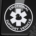 Emotional Support Vehicle, Vinyl Decal, Outdoors, SUV - Etsy