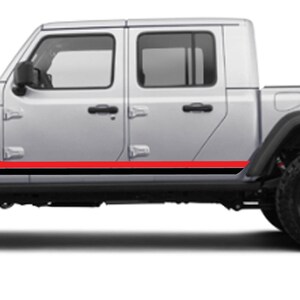 Retro Body Stripe Kit Vinyl Decal Graphic Set Fits Jeep Gladiator 2020 ...