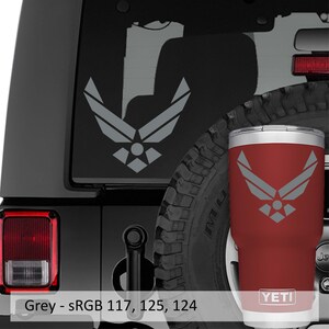 U.S. Air Force Insignia Vinyl Decal | Military USAF Sticker for Car ...