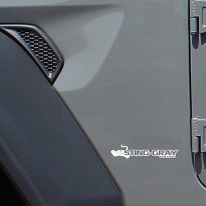 Sting-gray Edition Vinyl Transfer Fender Decals, Custom Off-road ...