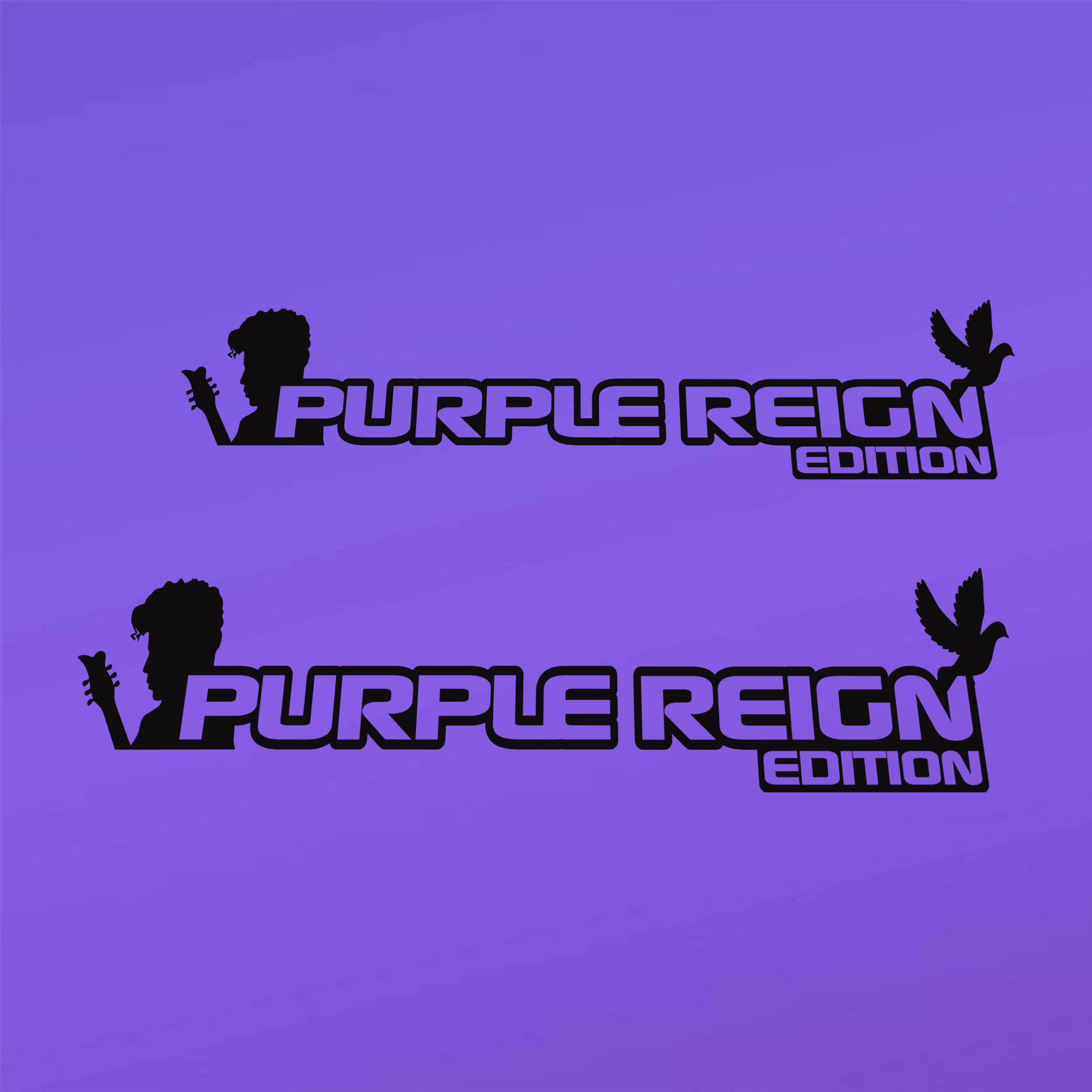Purple Reign Edition Vinyl Transfer Fender Decals, Custom Off-road ...