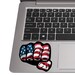 Patriotic American Flag Fist Vinyl Sticker - Etsy