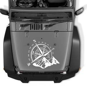 Granite Mountain Compass Vinyl Decal - Etsy