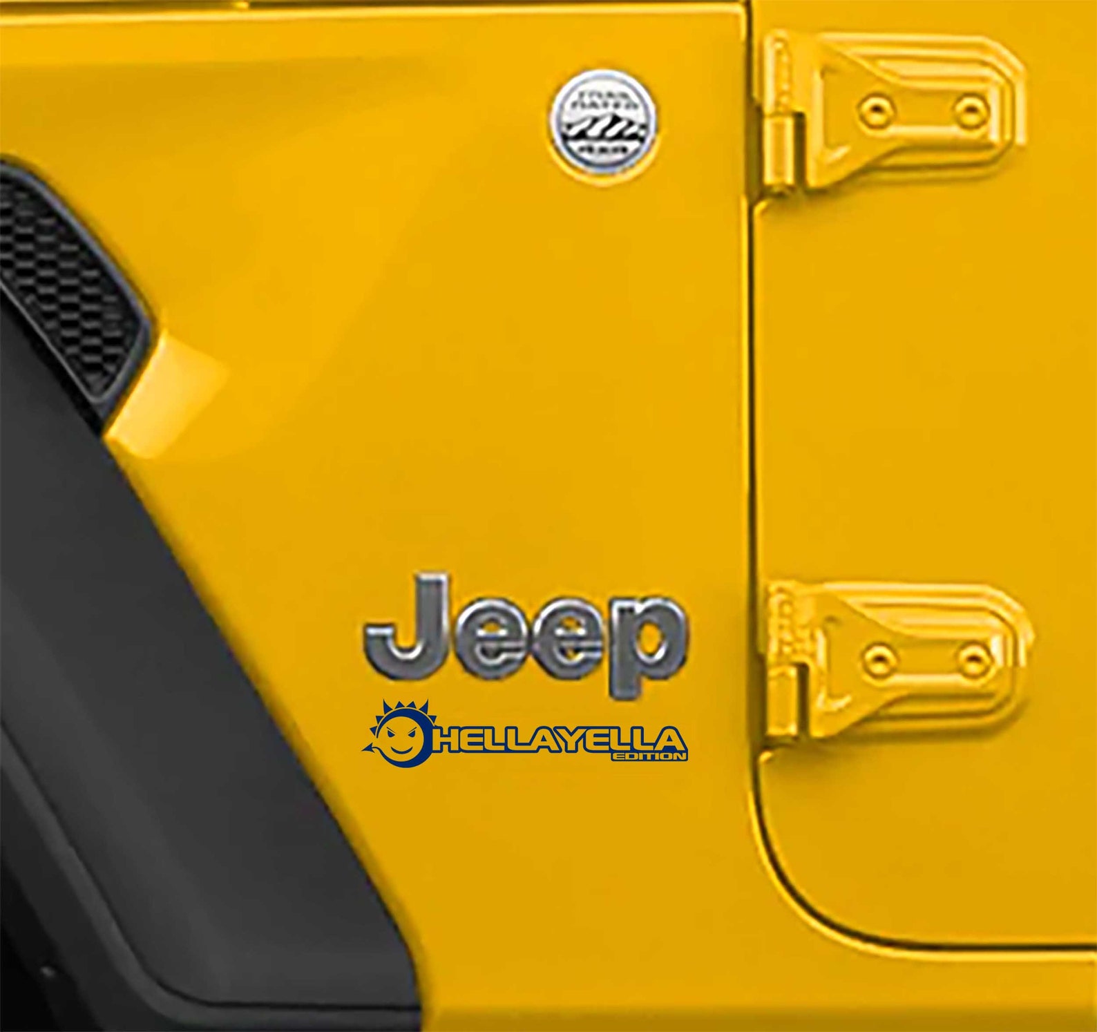 Hella Yella Edition Vinyl Fender Decal Set - Etsy