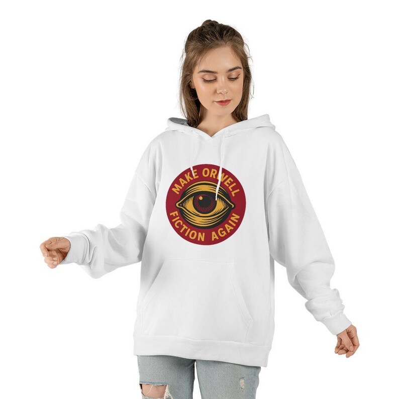 Orwellian "propaganda" Hoodie - Dystopian Political Statement - Etsy
