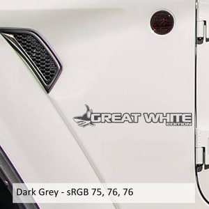 Great White Edition Vinyl Fender Decal Set - Etsy