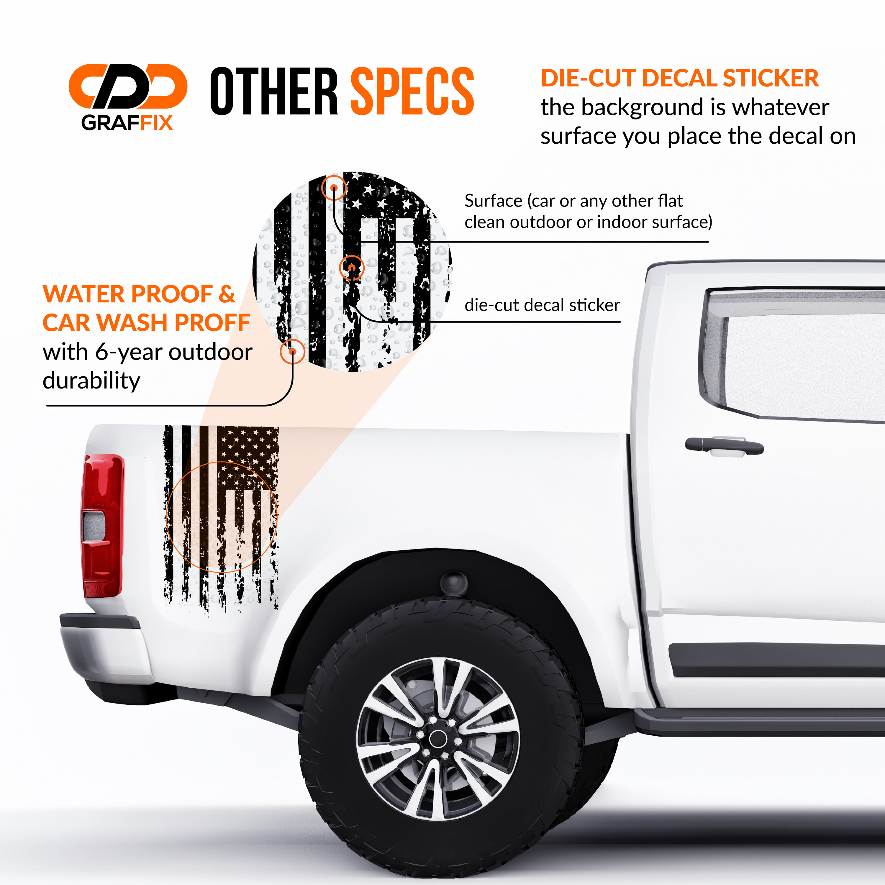 Punk'n Edition Hood Decal Set Custom Off-road Graphics for Jeep ...