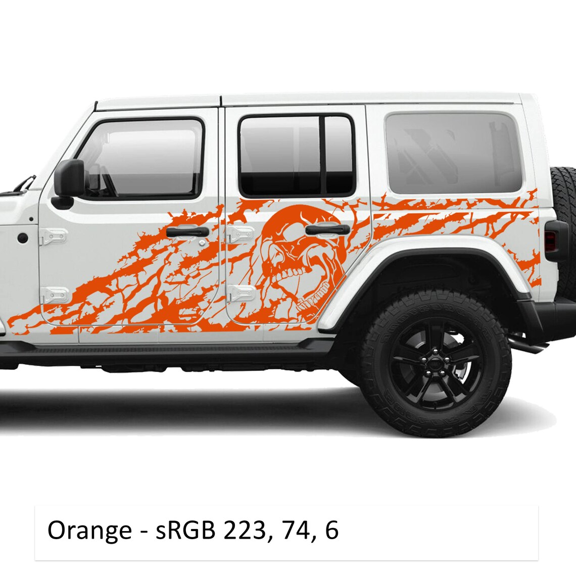 Nightmare Side Body Vinyl Decal Graphic Kit - Etsy