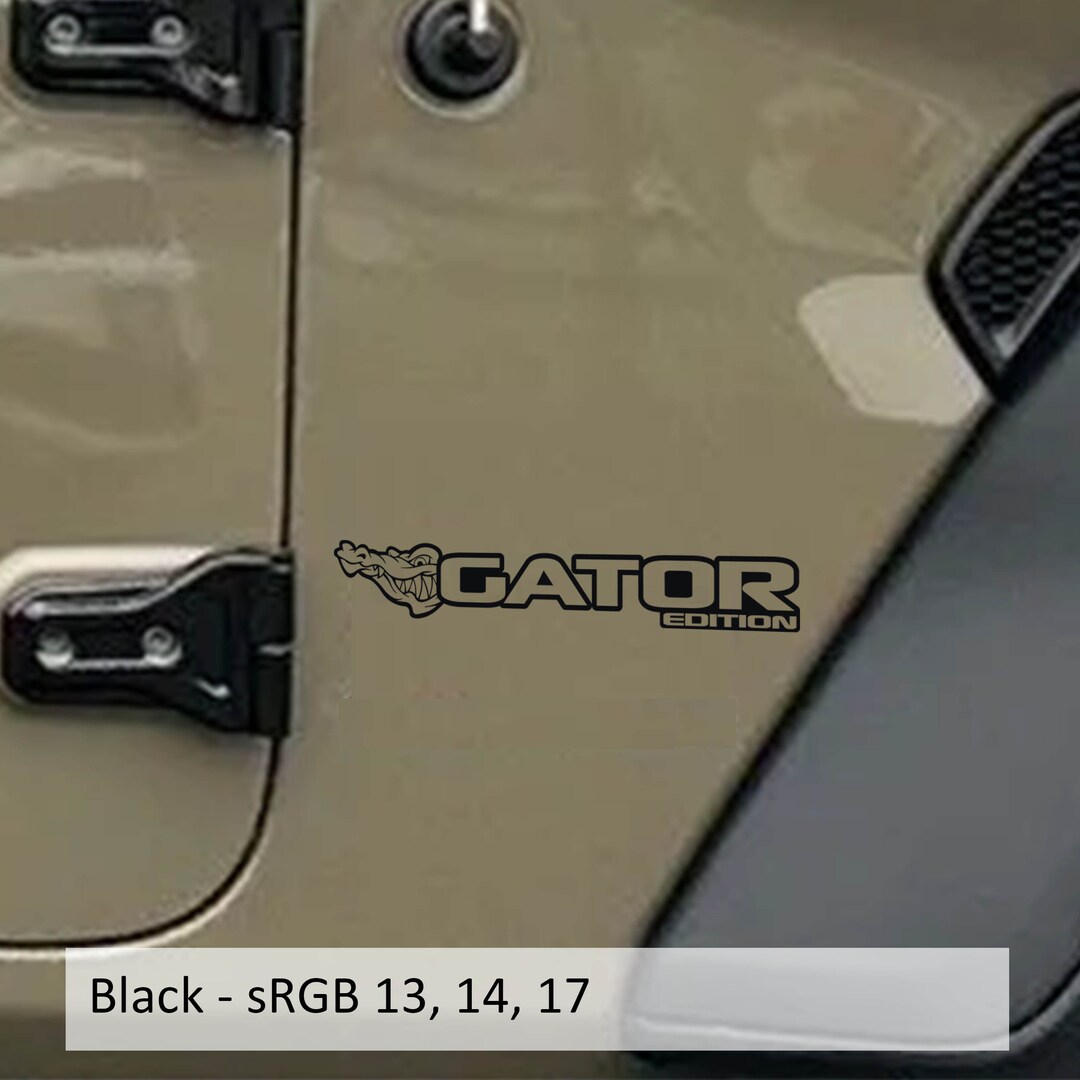 Gator Edition Vinyl Fender Decal Set - Etsy