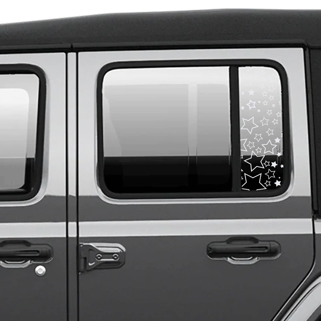 Starfield Side Window Vinyl Decal Set - Fits 2018+ Jeep Wrangler JLU ...