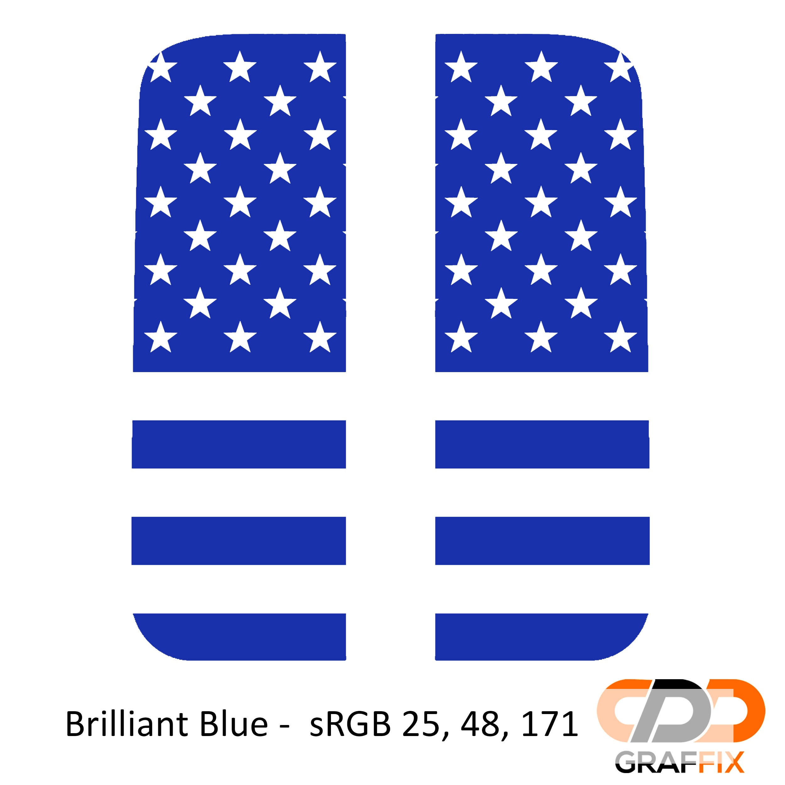 American Flag Side Window Vinyl Decal Set Fits 2018 Jeep - Etsy