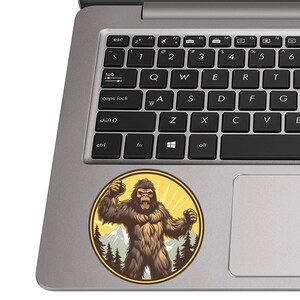 Angry Sasquatch Vinyl Sticker - Etsy