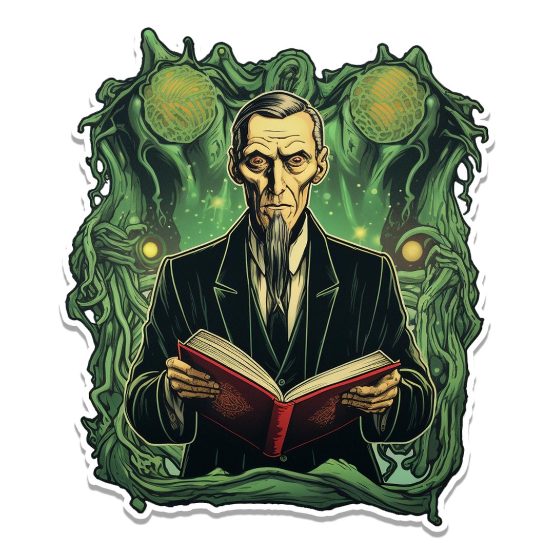 H P Lovecraft Call of Cthulhu Vinyl Sticker for Suitcase, Celtic Knot ...