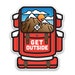 Get Outside Backpack Vinyl Decal Sticker Travel Backpacking Nature ...