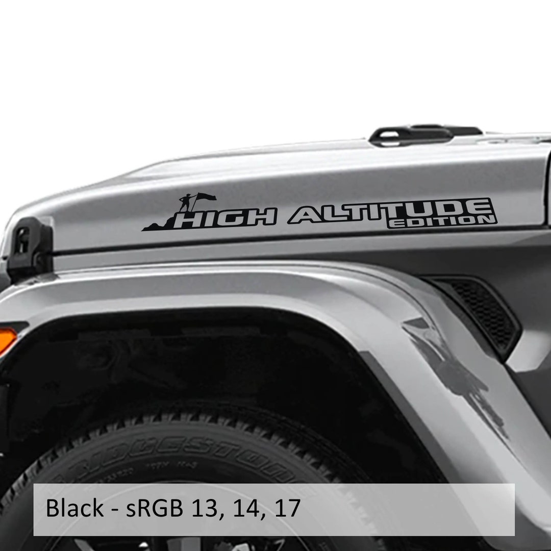 High Altitude Edition Hood Vinyl Decal Set - Etsy