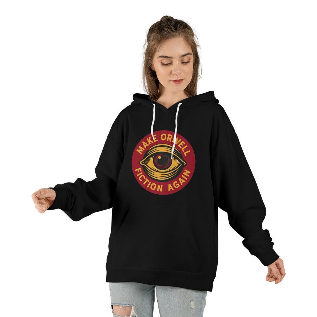 Orwellian "propaganda" Hoodie - Dystopian Political Statement - Etsy