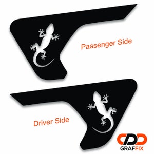 Gecko Lizard Fender Vent Vinyl Decal - Fits Jeep Wrangler Jl/jeep ...