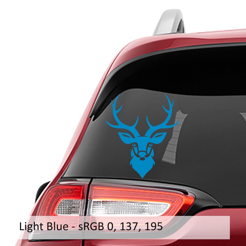 Norse Valhalla Eikthyrnir Stag Deer Head Vinyl Decal | Viking ...