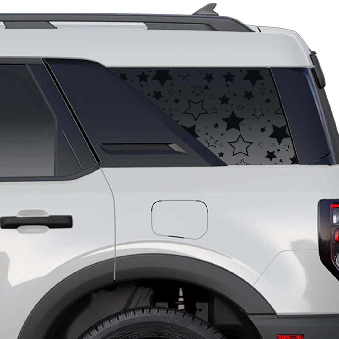 Starfield Pattern Rear Quarter Window Decals Fits 2021+ Bronco Sport - Etsy
