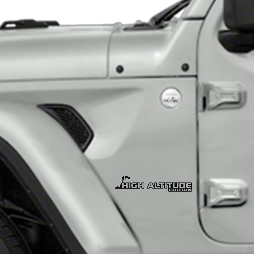 High Altitude Edition Vinyl Transfer Fender Decals Custom Off-road ...