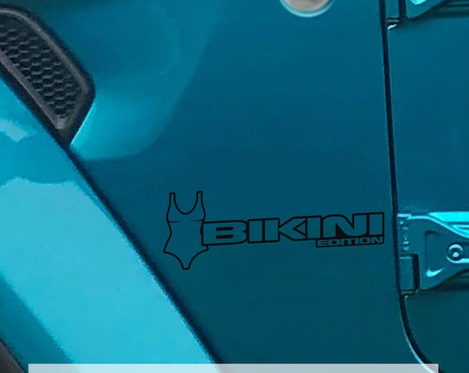 One Bikini Edition Decal Vinyl Decal Bikini Pearl Color - Etsy
