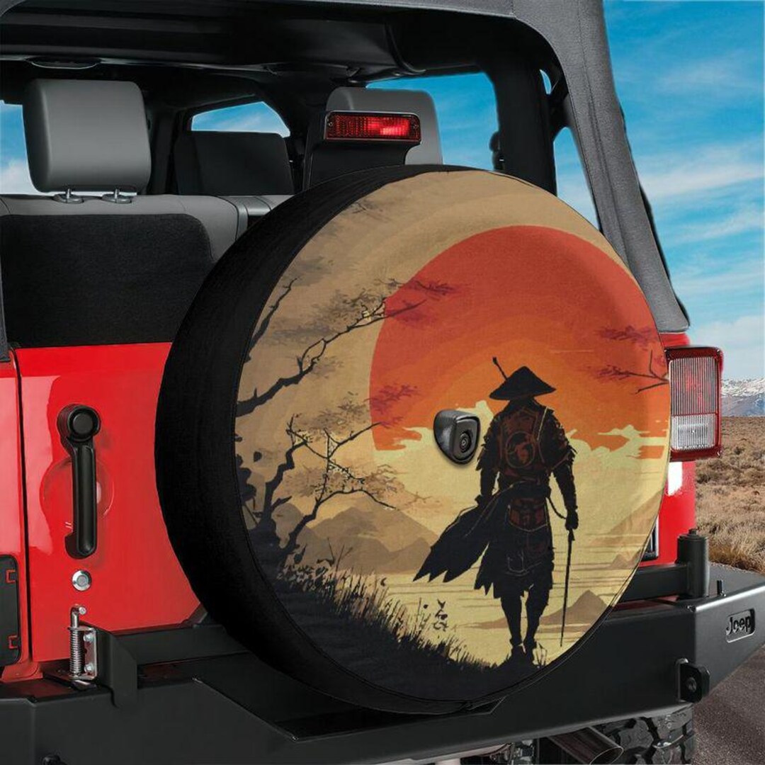 Samurai Sunset Spare Tire Cover With Backup Camera Hole - Etsy