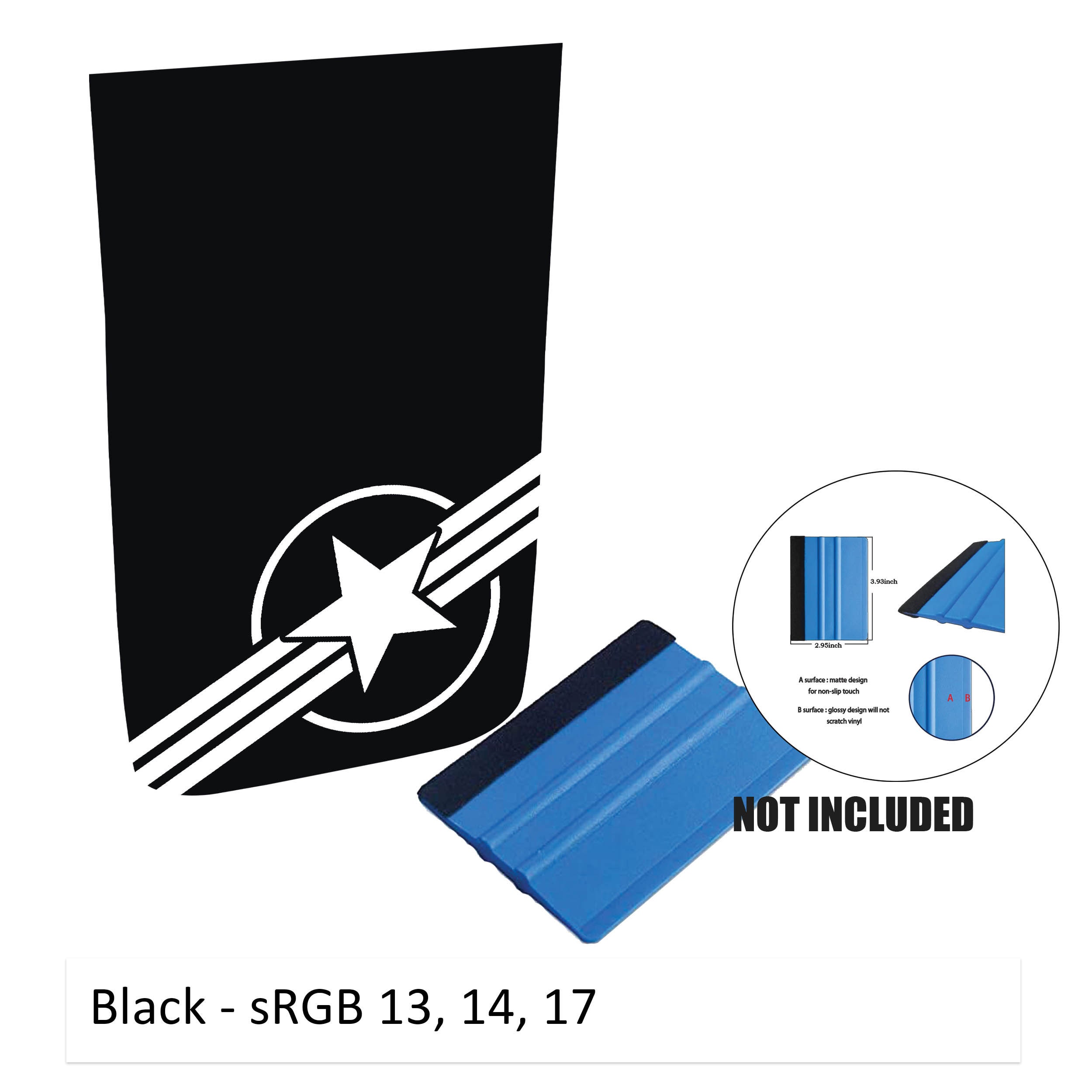 US Military Roundel V2 Power-dome Blackout Vinyl Hood Decal - Etsy