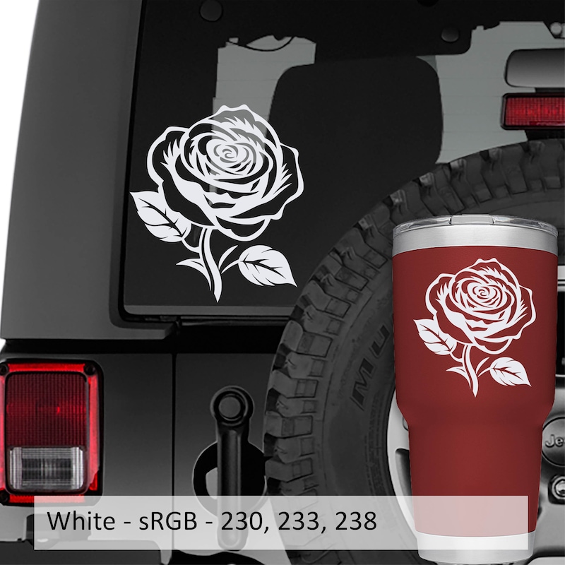 Roses Decals - Etsy