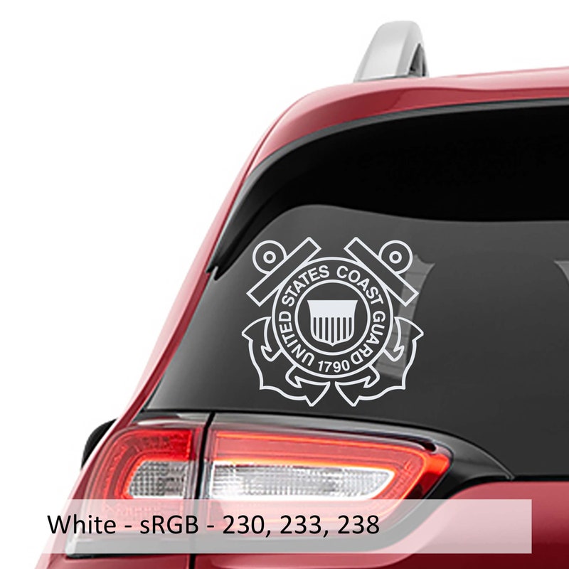 Us Coast Guard Vinyl Decal - Etsy UK