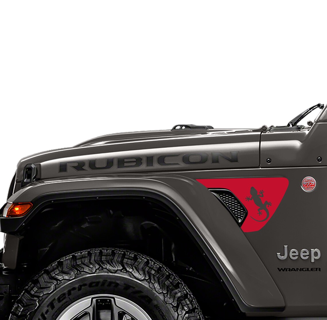 Gecko Lizard Fender Vent Vinyl Decal Fits Jeep Wrangler - Etsy