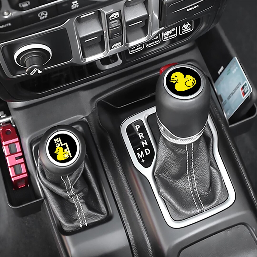Rubber Ducky Gear 4x4 Shifter Vinyl Overlay Graphic Fits Jeep Wrangler ...