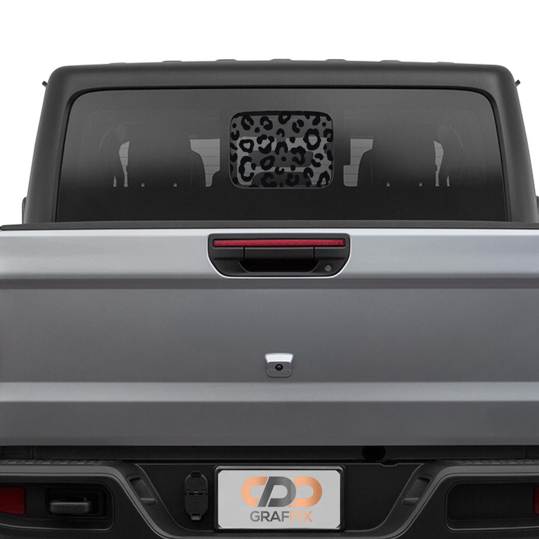 Rear Window Decal: Leopard Print for Jeep Gladiator (2020 and Newer) - Etsy