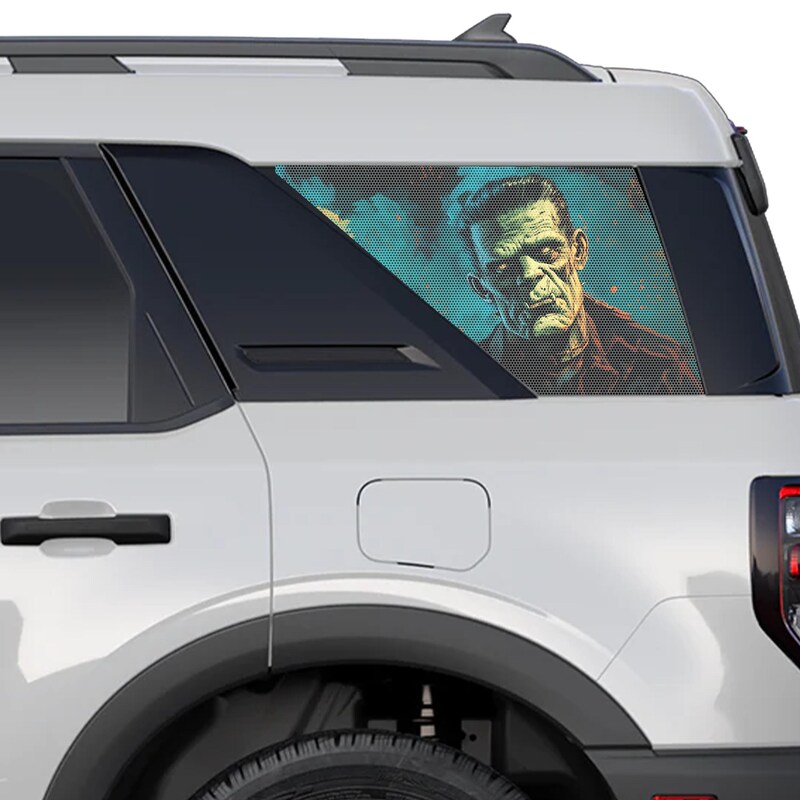 Frankenstein Window Decal - Etsy