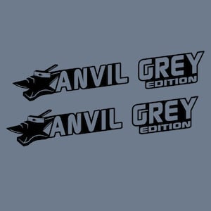 Anvil Grey Edition Side Hood Decal Set - Etsy