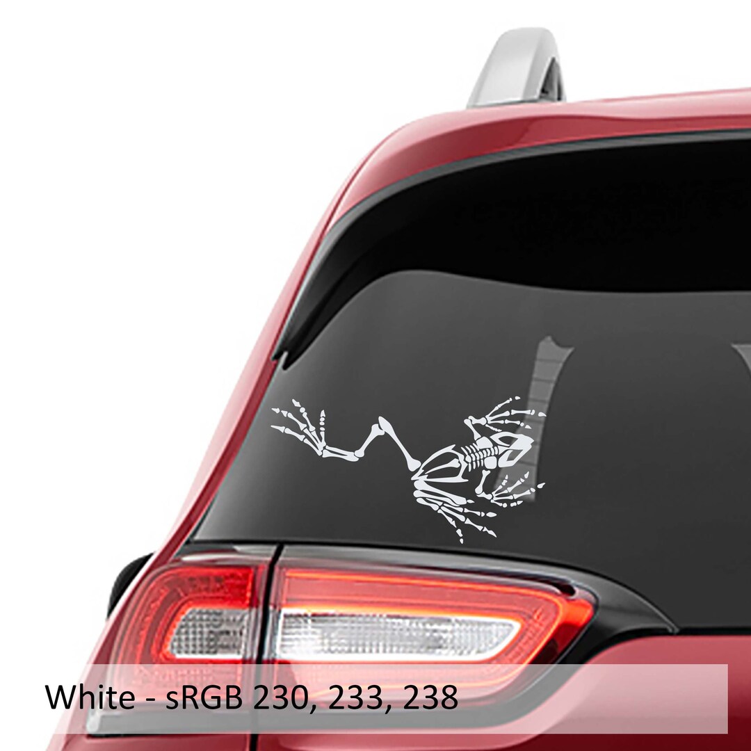 Bone Frog Skeleton Vinyl Decal SOCOM Tactical Navy Seal Window Sticker ...