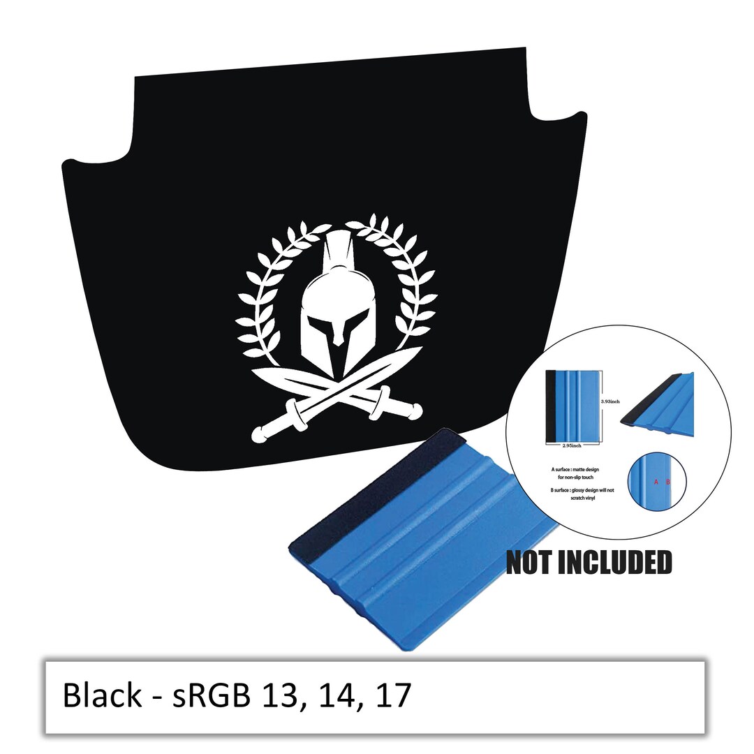 Spartan Laurel Wreath Vinyl Hood Decal for Jeep Wrangler JL Gladiator ...