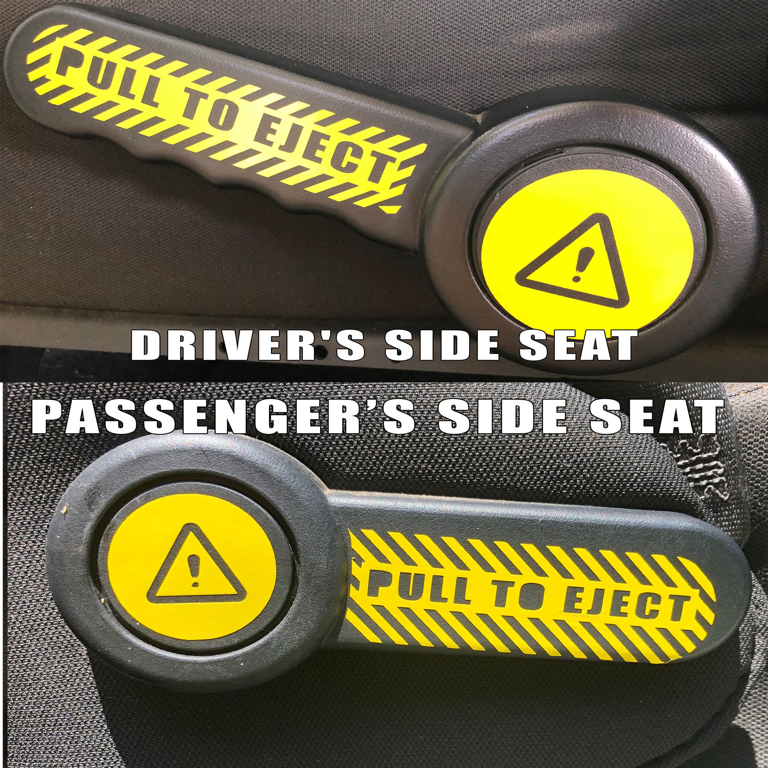 Pull to Eject Decal Kit Driver and Passenger Side Graphics Fits 2007 ...