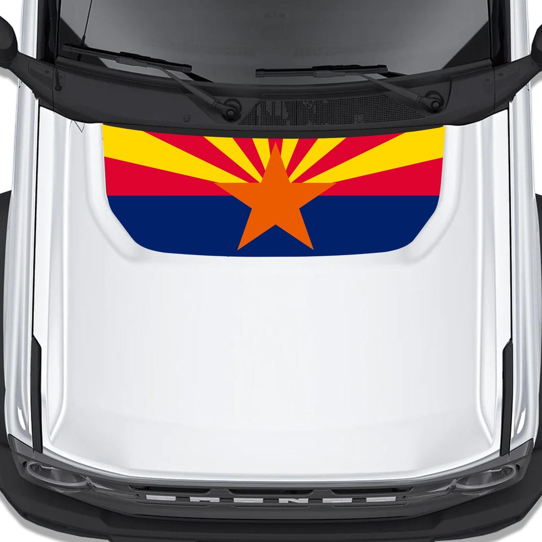 Arizona State Flag Hood Graphic Design Decal Fits Ford Bronco 2021+ - Etsy