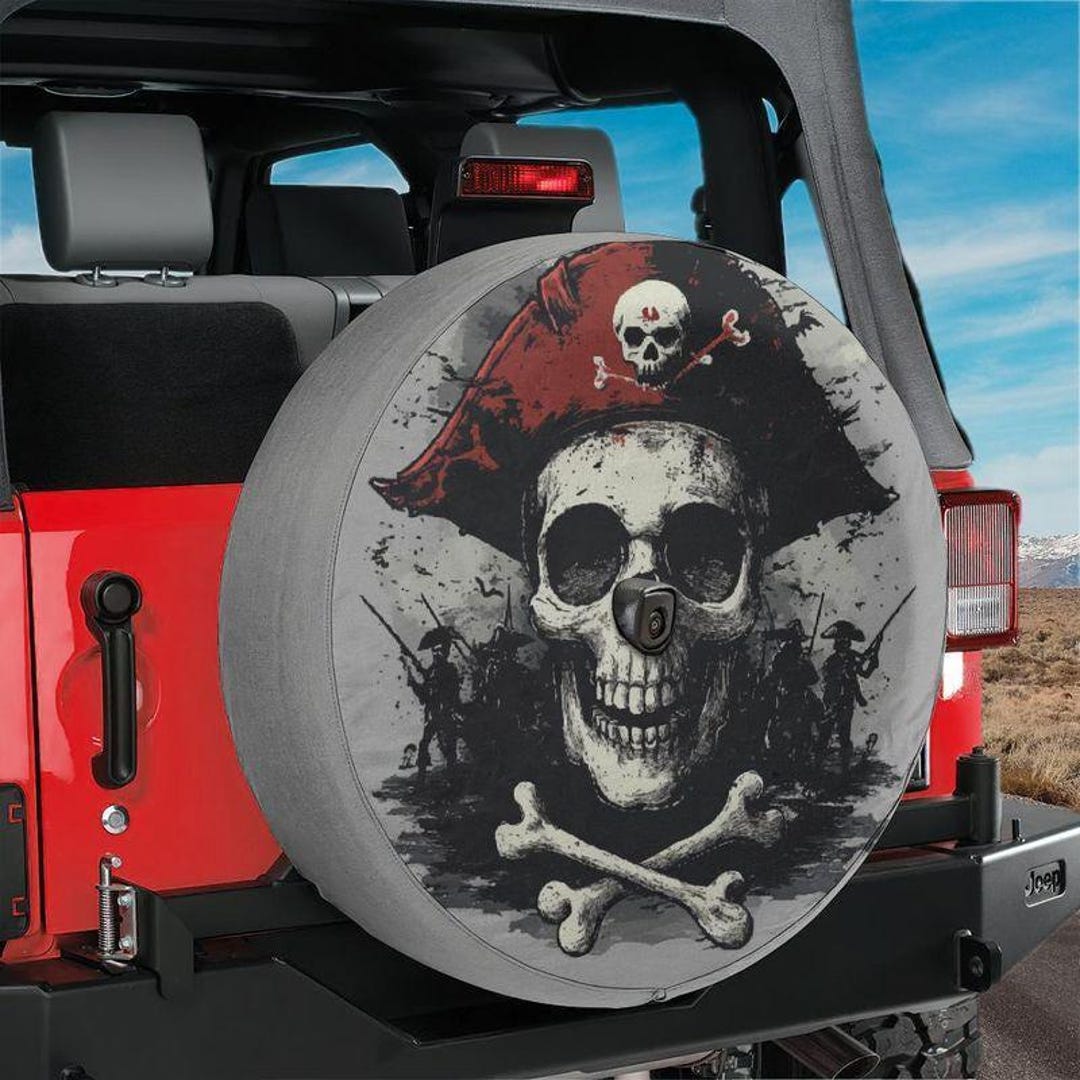 Spare Tire Dread Pirate’s Curse Cover With Backup Camera Hole Option ...