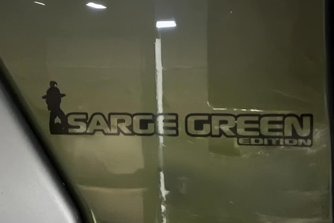 Sarge Green Edition Vinyl Transfer Fender Decals Custom Off-road ...