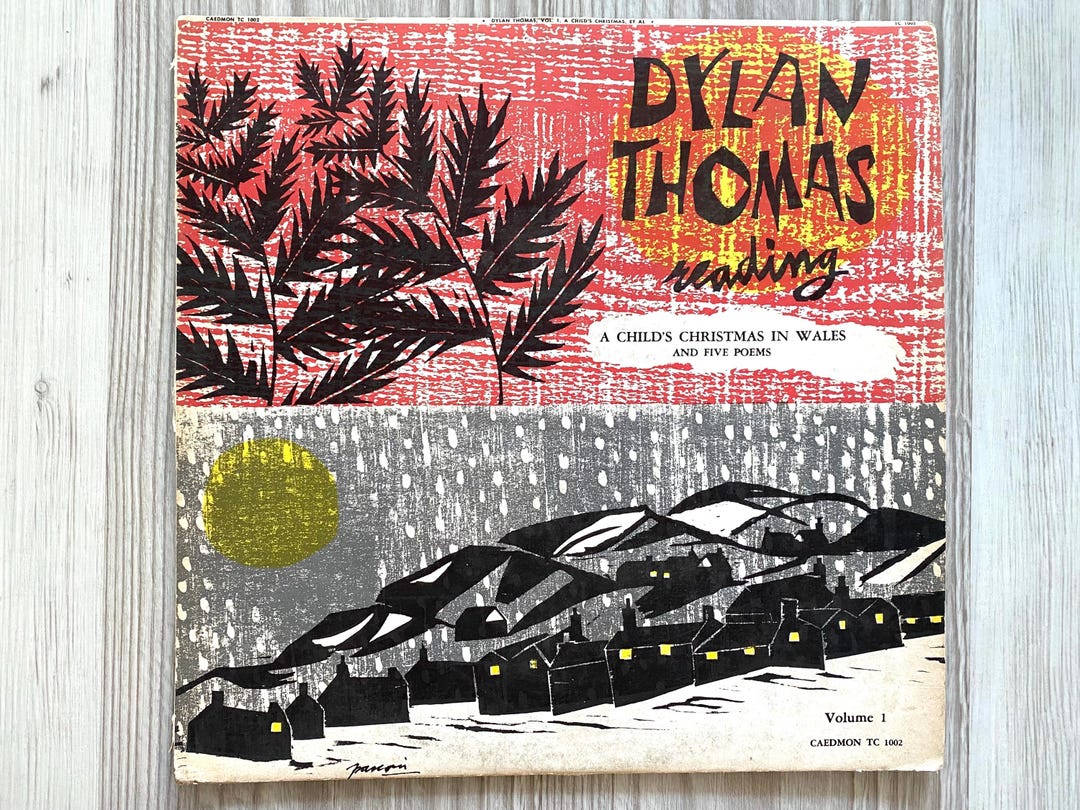 A Childs Christmas in Wales Dylan Thomas 1958 Caedmon Records TC 1002 ...