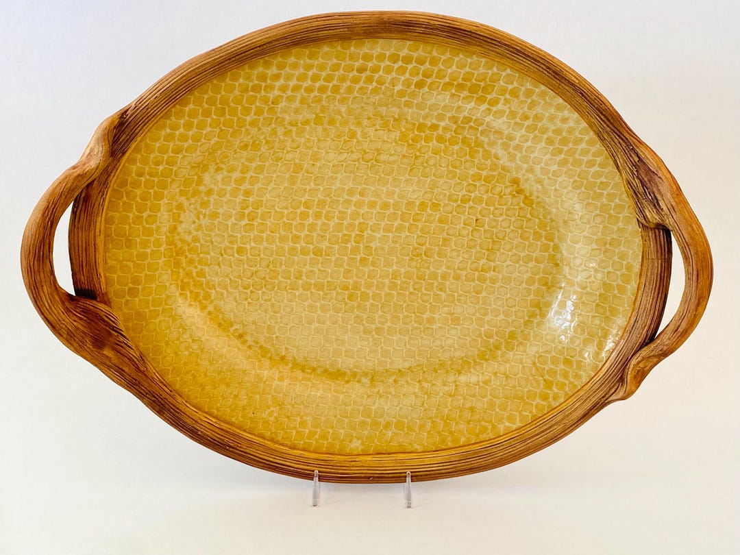 Vintage Terraforma Ellen Evans Serving Platter Tray Studio Pottery ...