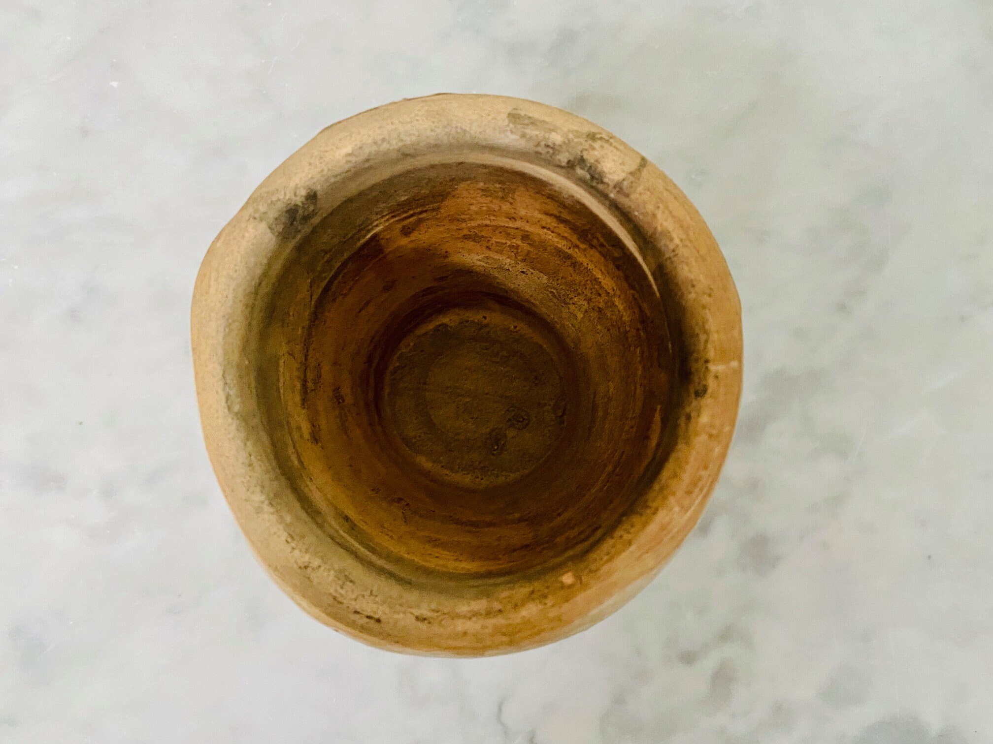 Vintage Rowe Pottery Works Terracotta and White Glaze Planter Flower ...