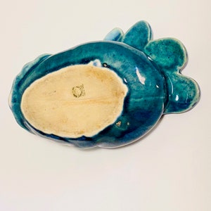 Vintage Brilliant Blue Conch Shell Planter Flower Pot Home Decor - Etsy