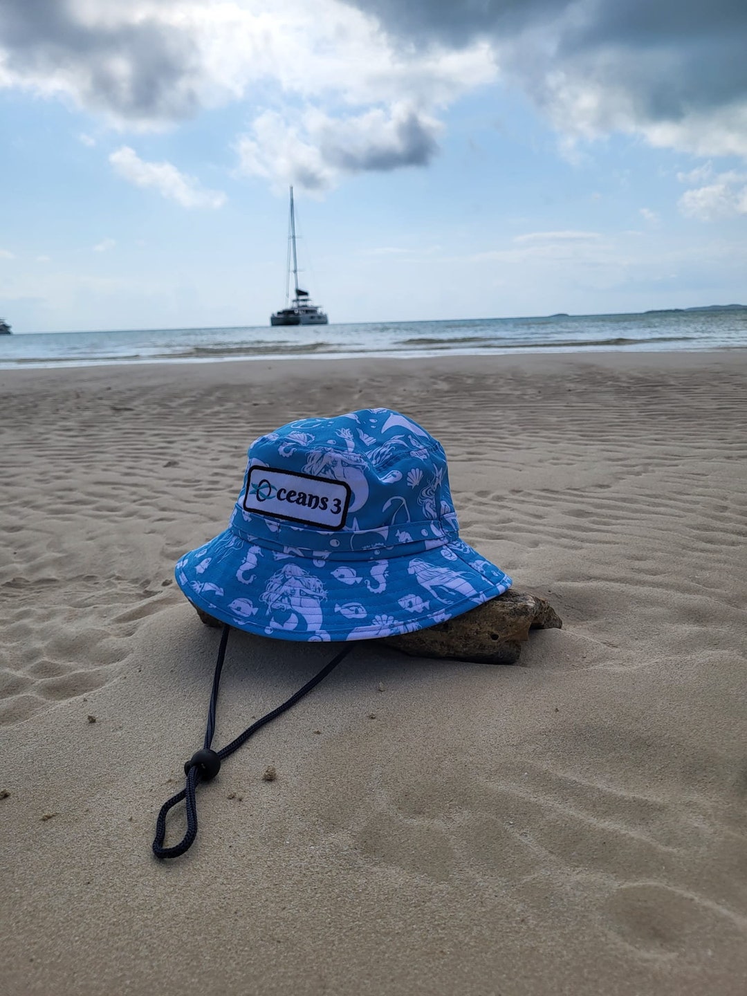 Light Blue Bucket Mermaid Hat - Etsy