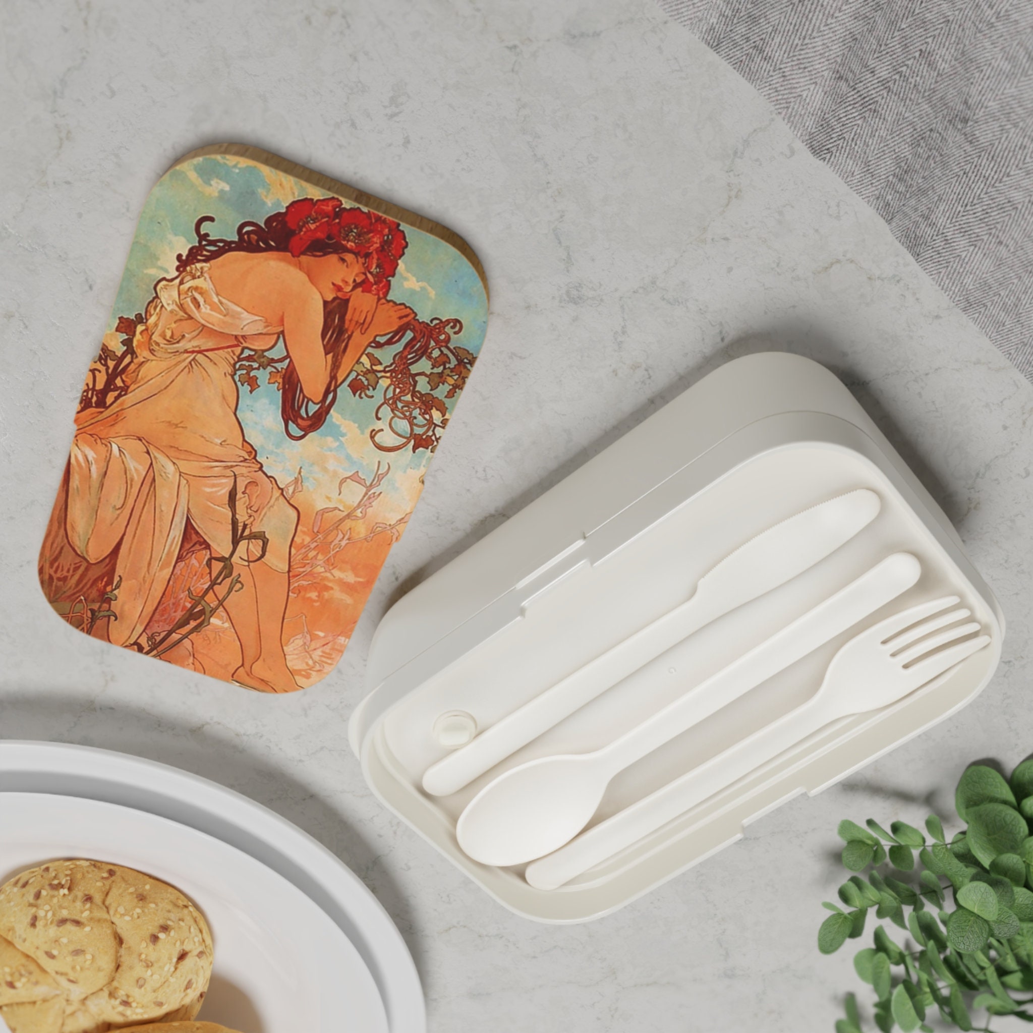 Cute Bento Box for Adults Art Nouveau Art Deco Bento Lunch - Etsy