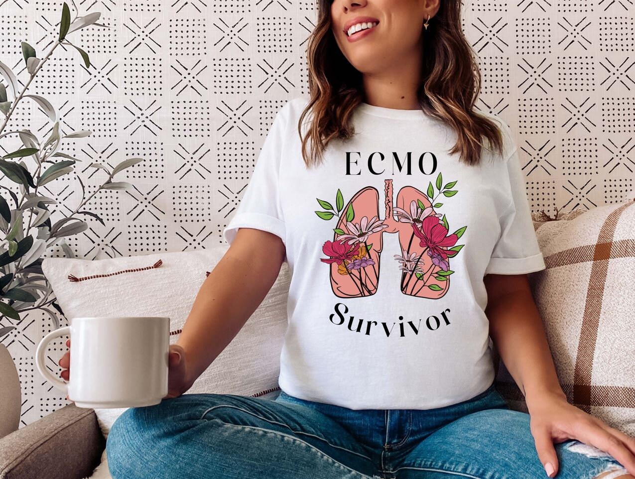 ECMO Survivor Tee ECMO Survivor Gifts Survivor Tshirt ECMO - Etsy